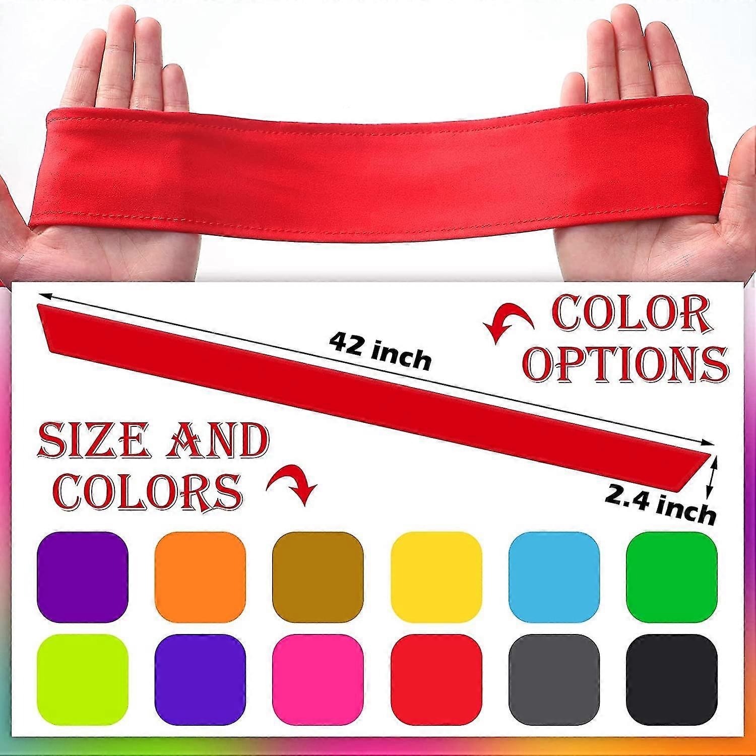 12 Pack Head Tie Headbands For Men Women Ninja Karate Headbands For ...