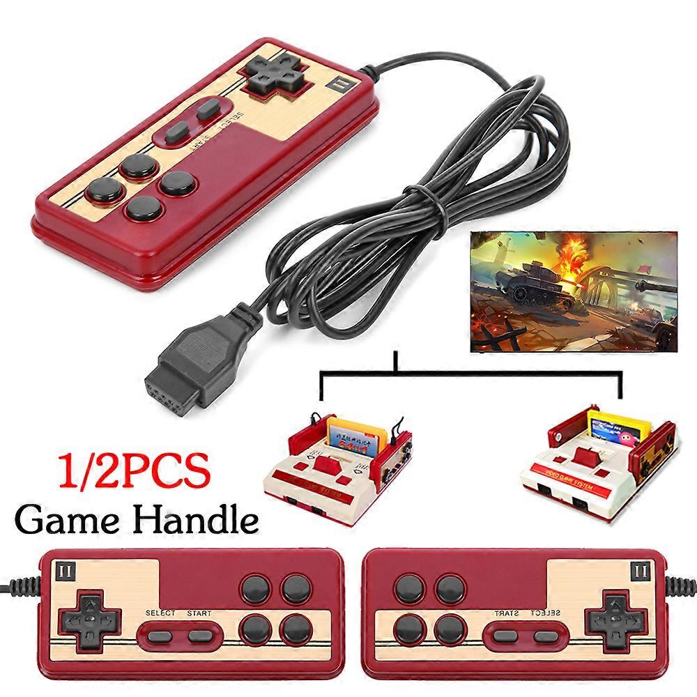 8 Bit 9Pin Gamepad Wired Game Handle Controller Gaming Joystick for ...