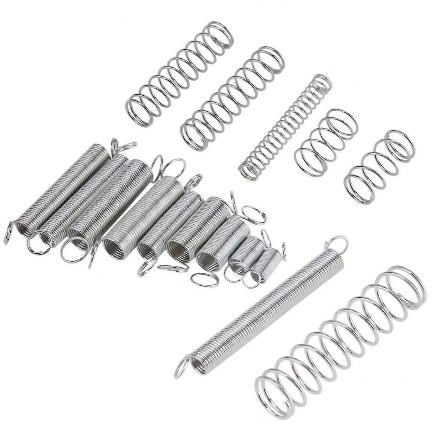 200 Pcs Extension Springs Compression Springs Tension Spring Assortment ...