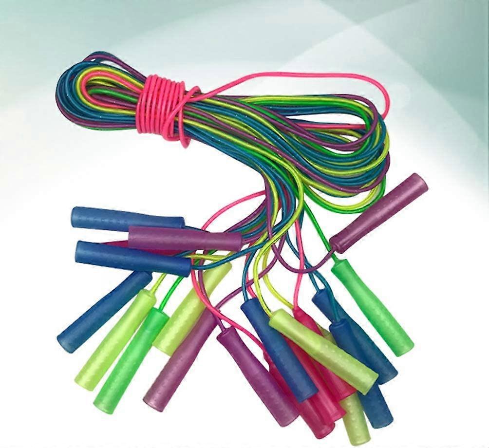 Adjustable Jump Rope 10 Pieces, Plastic Handle Jump Rope School Workout ...