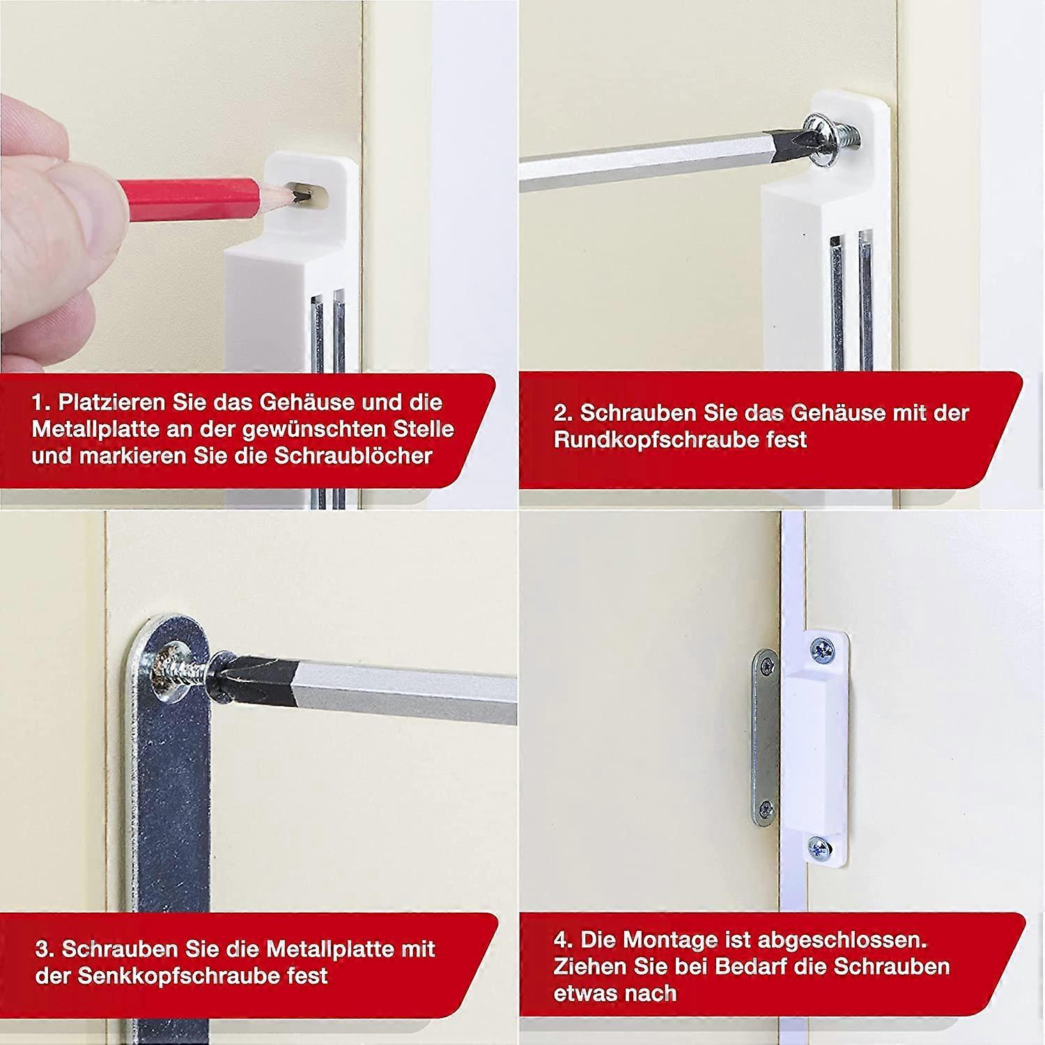 Closet Door Magnet, Extra Strong Magnetic Door Closer - 13kg Holding ...