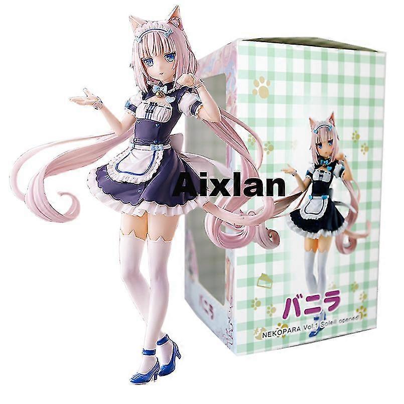 20cm Nekopara Anime Figure Chocola Vanilla Azuki Coconut Maple Cinnamon ...