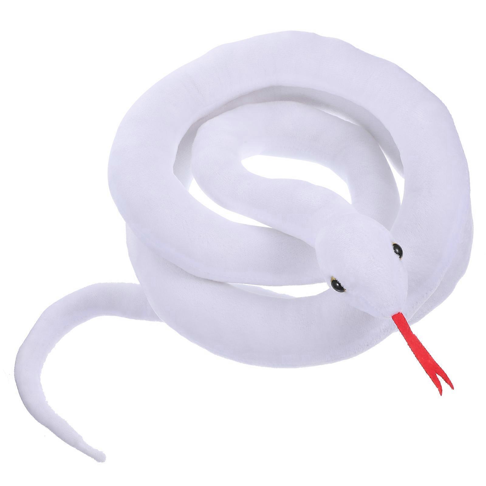Prank Snake Doll Plush Large Snake Model Halloween Snake Stuffed Fake ...