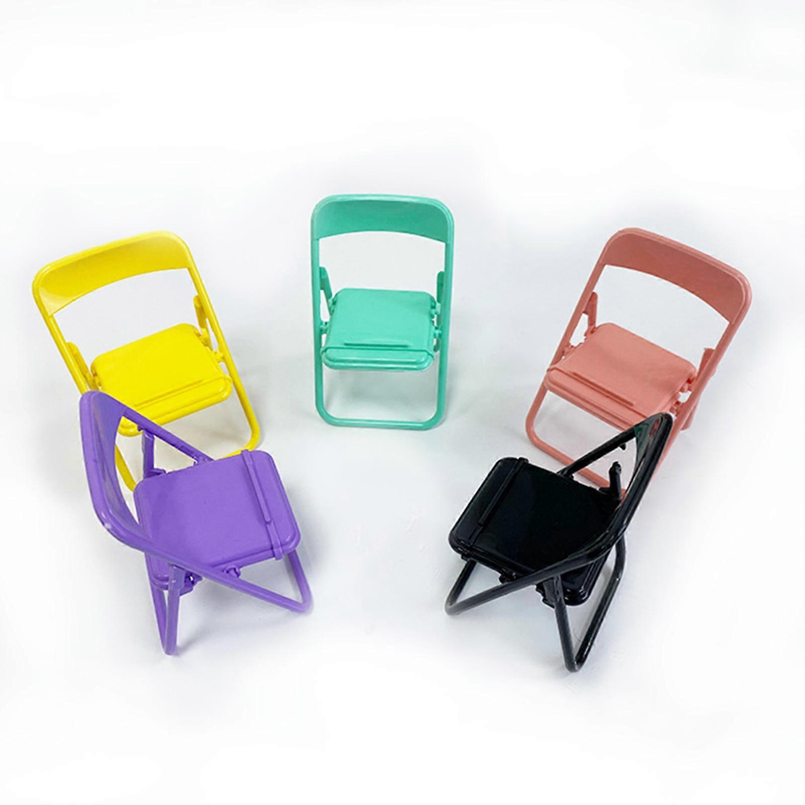 New Upgraded 10PCS Mini Folding Chairs Toy, Foldable Chair Mini Plastic ...