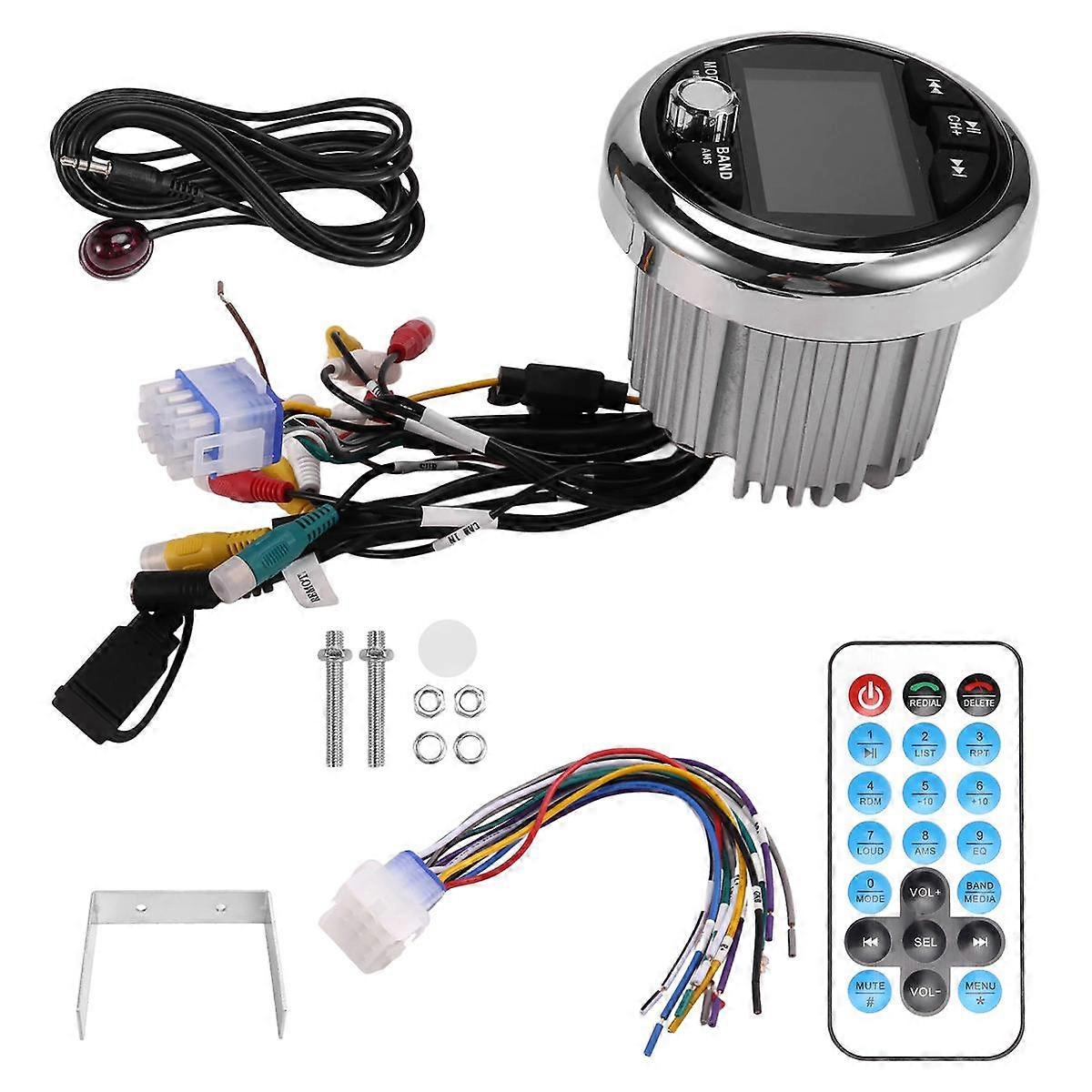 Boat Radio MP5 Marine Stereo Source Media Player AM FM RDS Receiver ...