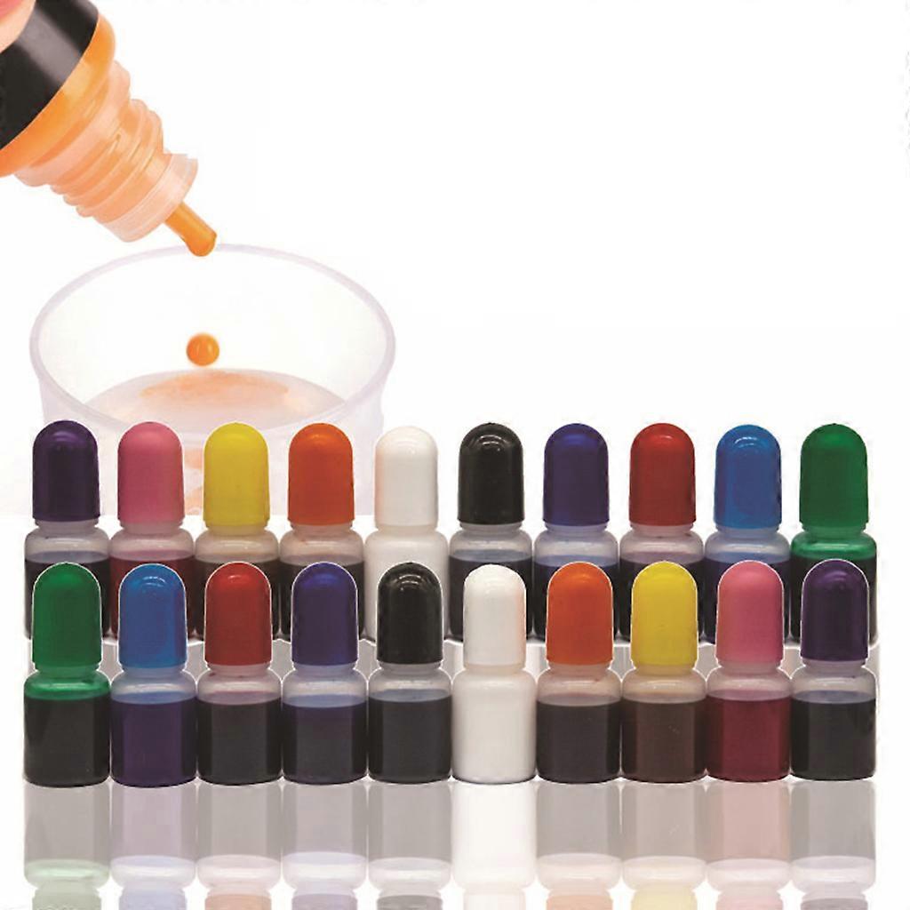 10 Colors Epoxy Pigment Liquid Ink Diffusion Resin Coloring Dye ...