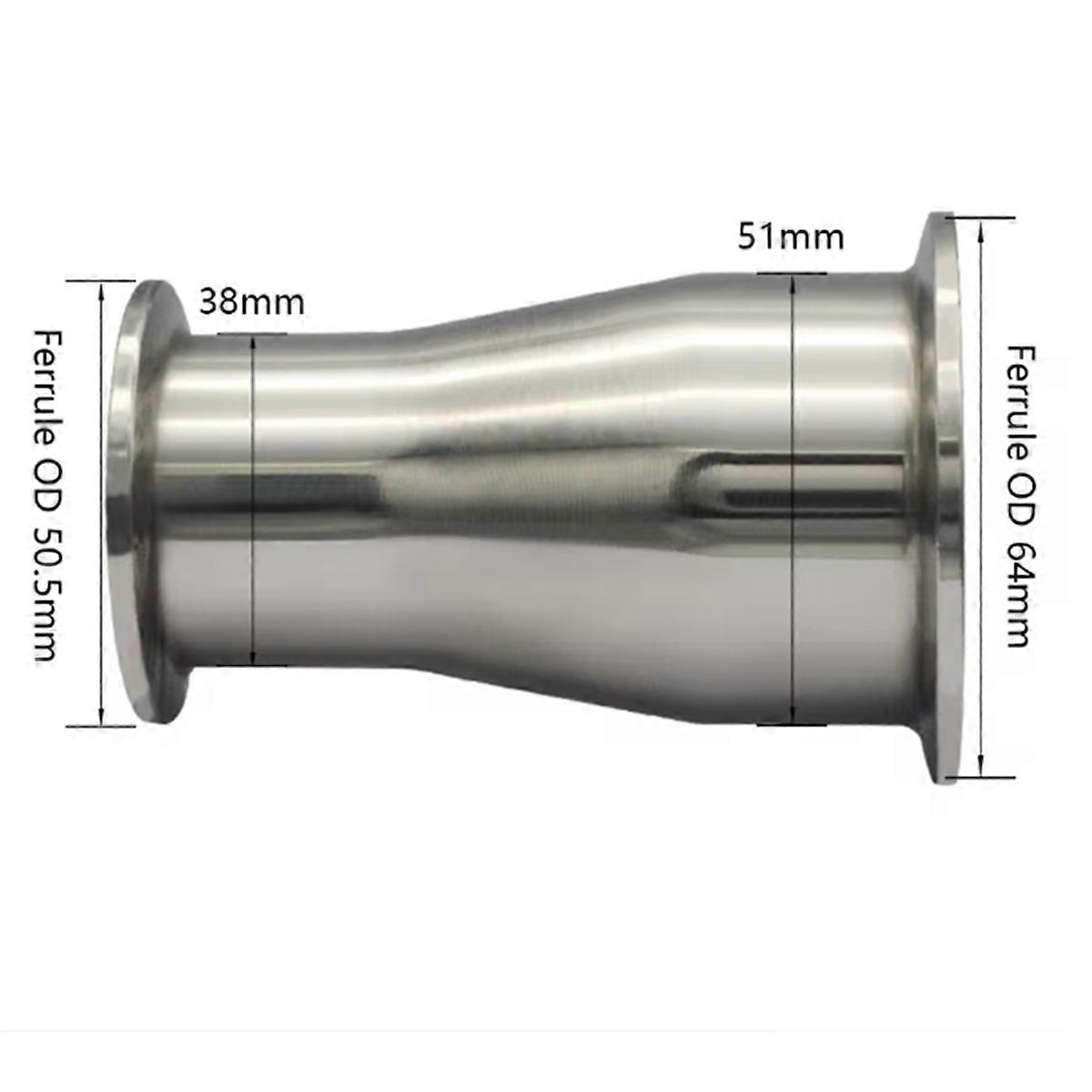 Sanitary Tri Clamp Concentric Reducer Fittings Stainless Steel | Fruugo UK