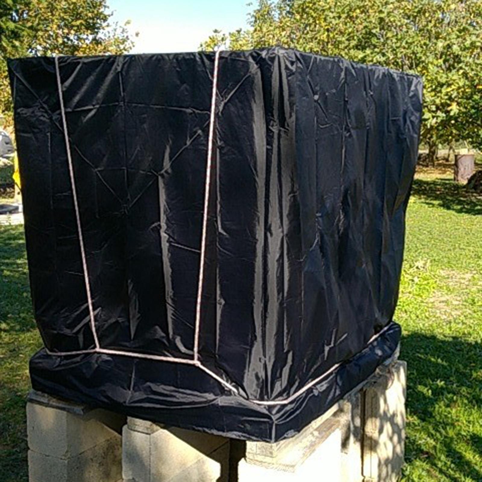 1000l Ibc Container Tote Cover Outdoor Rain Barrel Water For Tank Heavy ...