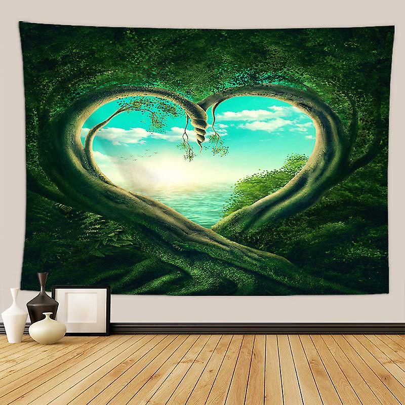 Nature Tapestry Wall Hanging Polyester Fabric Poster Rainforest ...