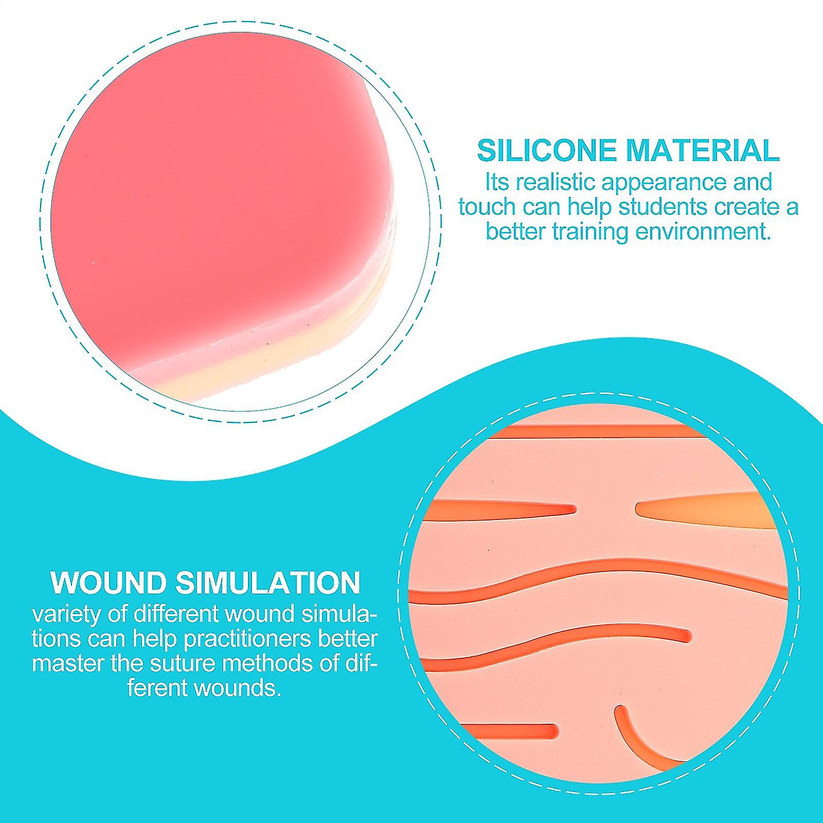 Model Suturing Material Fake Skin Suturing Suture Emergency Demo Suture ...