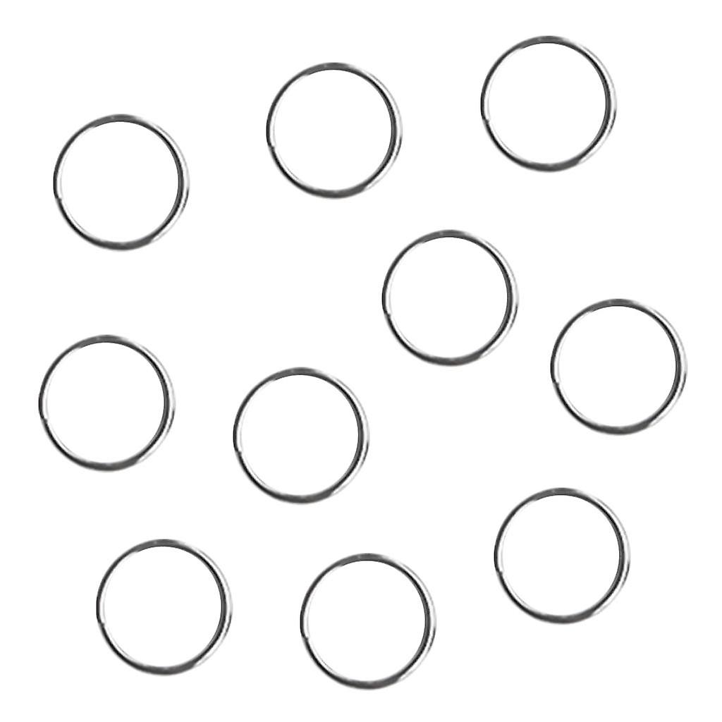 10 Pieces Scuba Diving Stainless Steel Split Ring for Gear Attachment ...