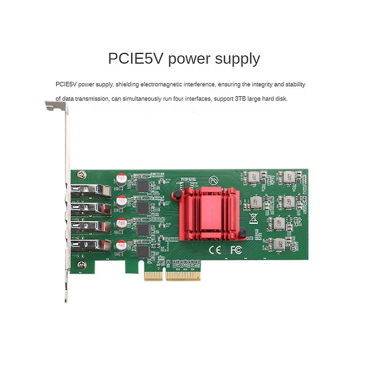 4-port Usb 3.0 Visual Capture Card 20g Standalone 4-channel Expansion ...