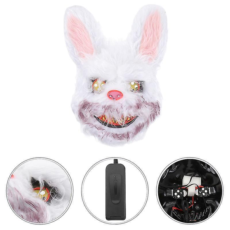 1pcs Scary Rabbit Mask For Halloween Decorations | Fruugo UK
