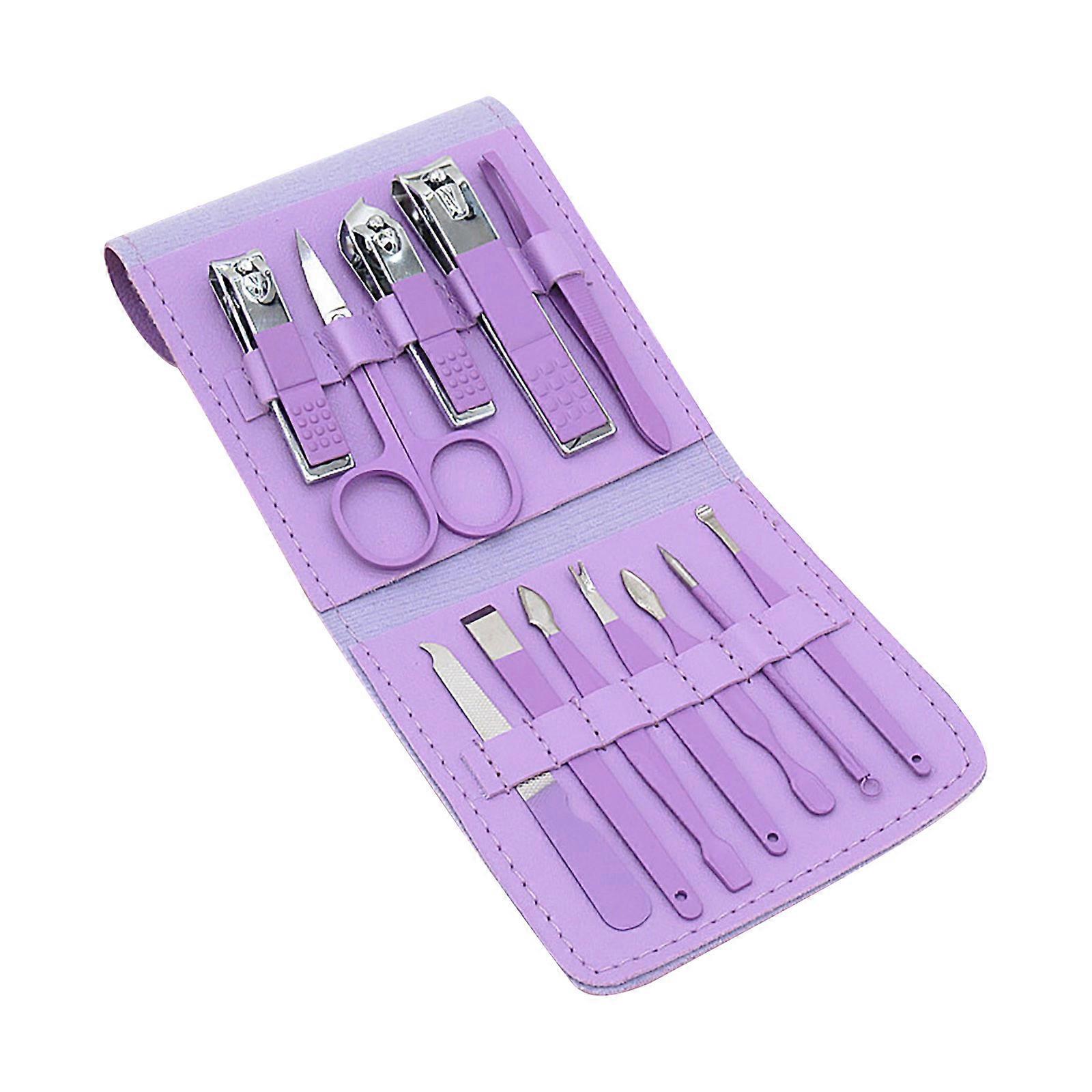 12pcs/set Nail Cutter Set Makeup Beauty Tool Nail Clipper Set Folding ...
