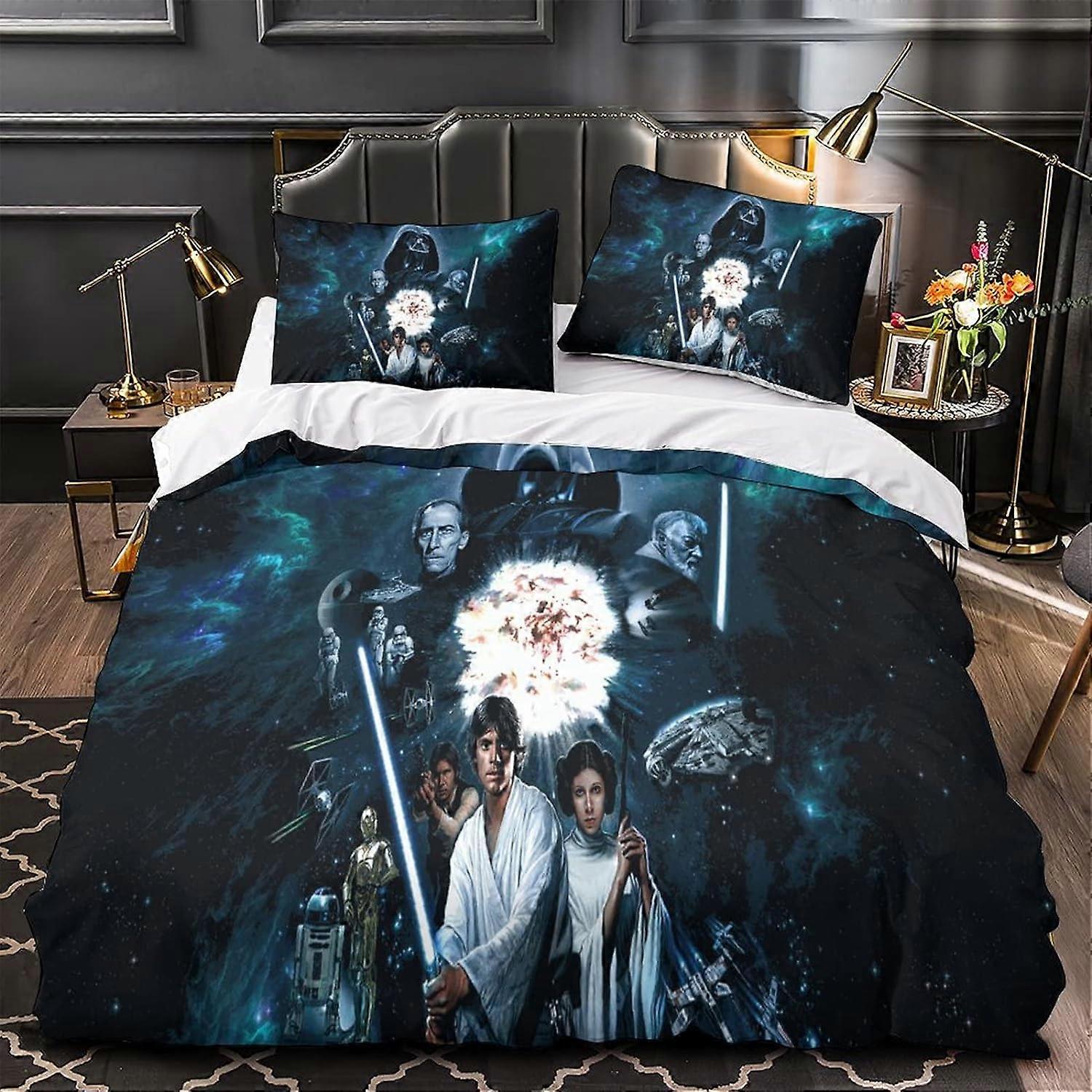 D Star Wars Bedding Set Kids Teens Adults Duvet Cover Set Sci-Fi Movie ...