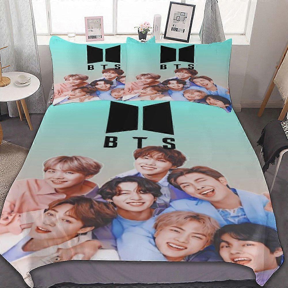 d85 Kpop BTS Duvet Cove Bedding Set 3D Print Bedding Comforter Cover ...