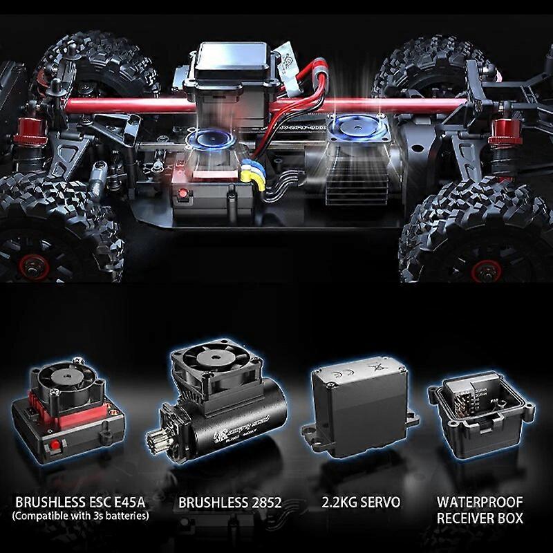 MJX Hyper go 14210V2. 0 RCCar Racing Pickup Brushless Remote Control ...