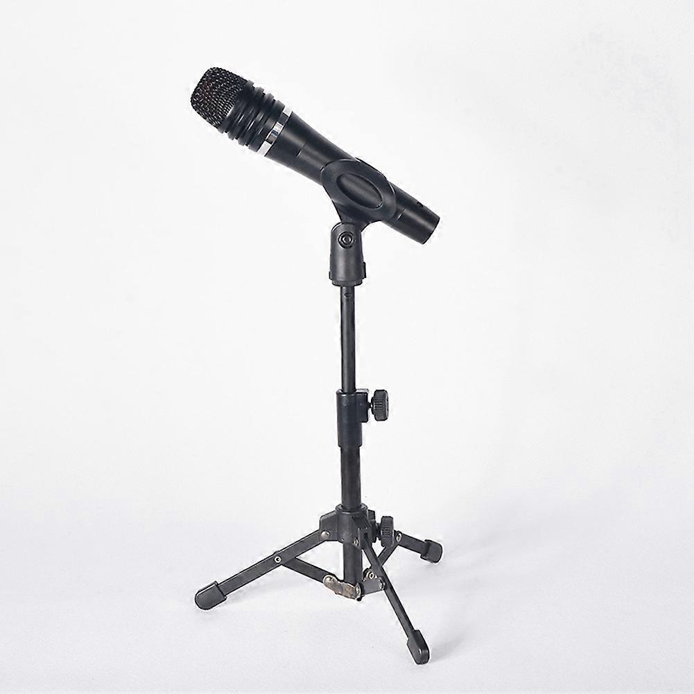 Mini Tabletop Tripod Microphone Mic Stand Holder with 3/8 Inch Threaded ...