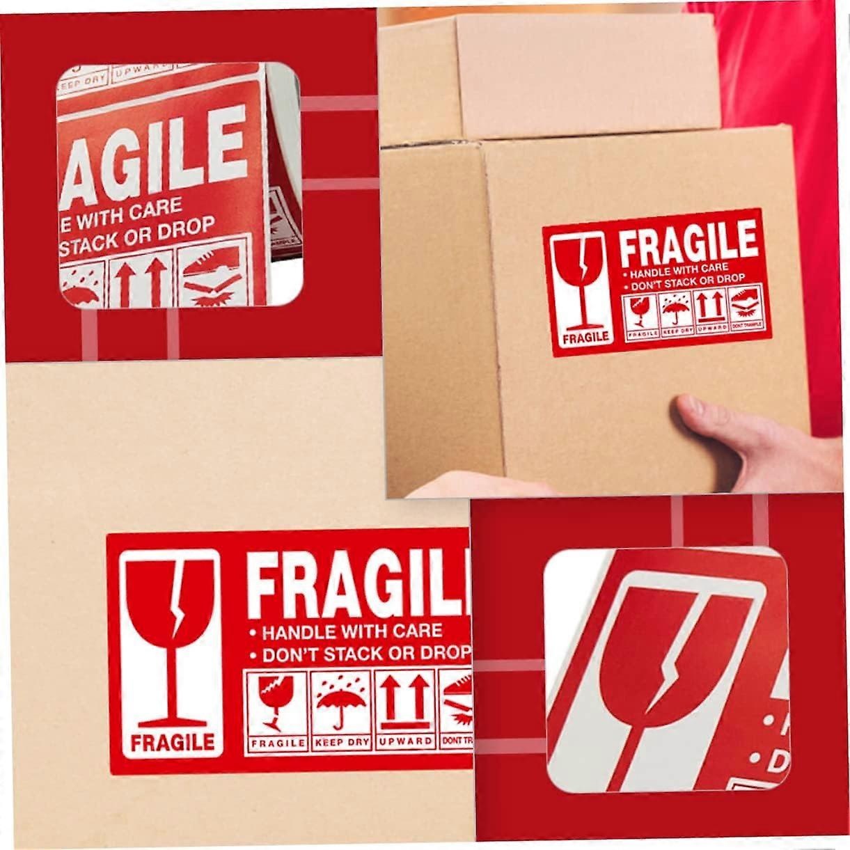 1 Roll Fragile Warning Stickers Warning Fragile Sticker Fragile Decal ...