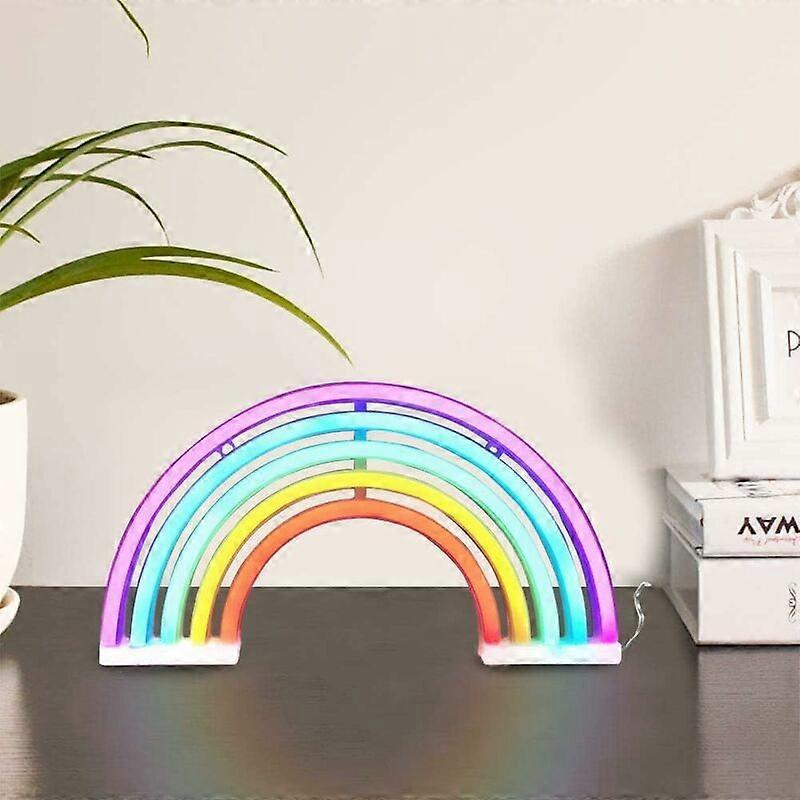 Rainbow Light Up Signs, Rainbow Wall Decor for Girls, Kids Room, LED ...