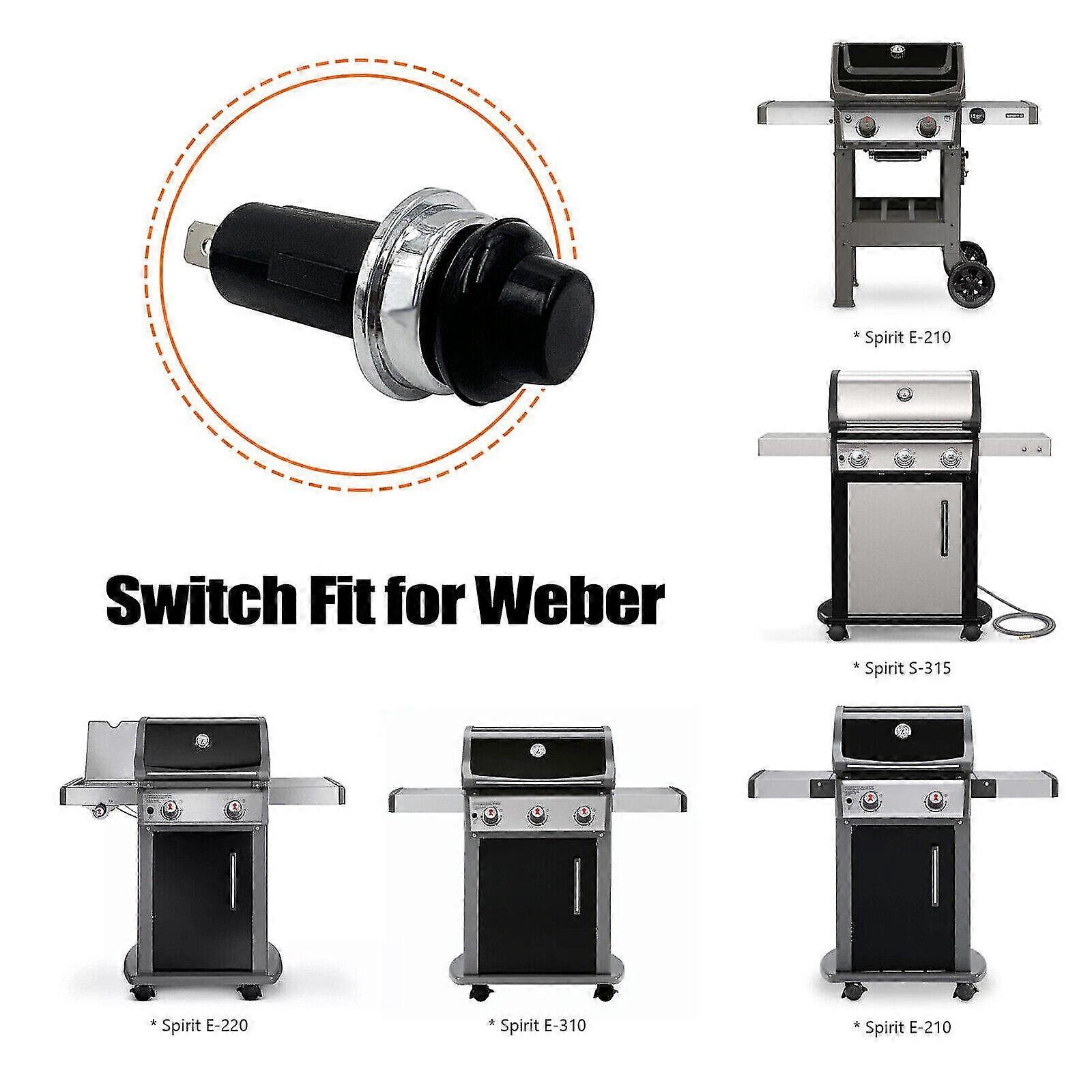 Weber Genesis II Electronic Igniter Push Button/Switch 7642/7643 Fit ...