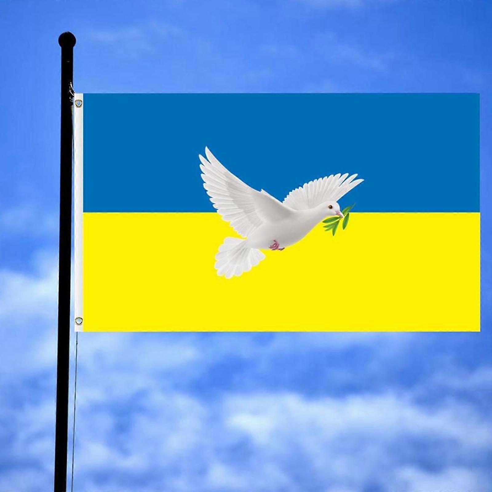 Peace Flag 150 x 90 cm Windward Banner Dove Peace Sign Symbol Flag ...
