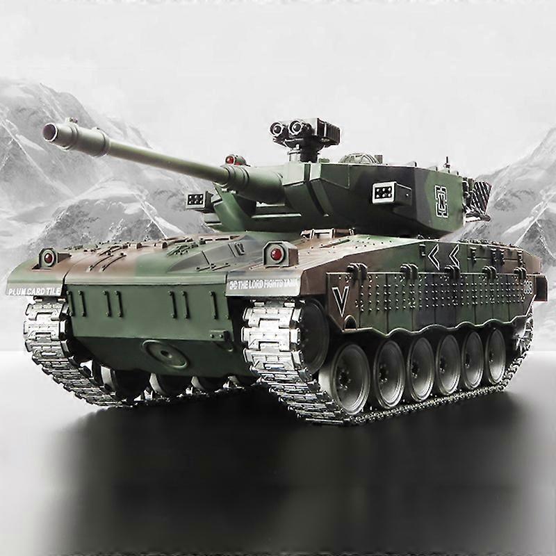 RC Metal Tank Simulation Water Bomb Launch with Recoil Military Chariot ...