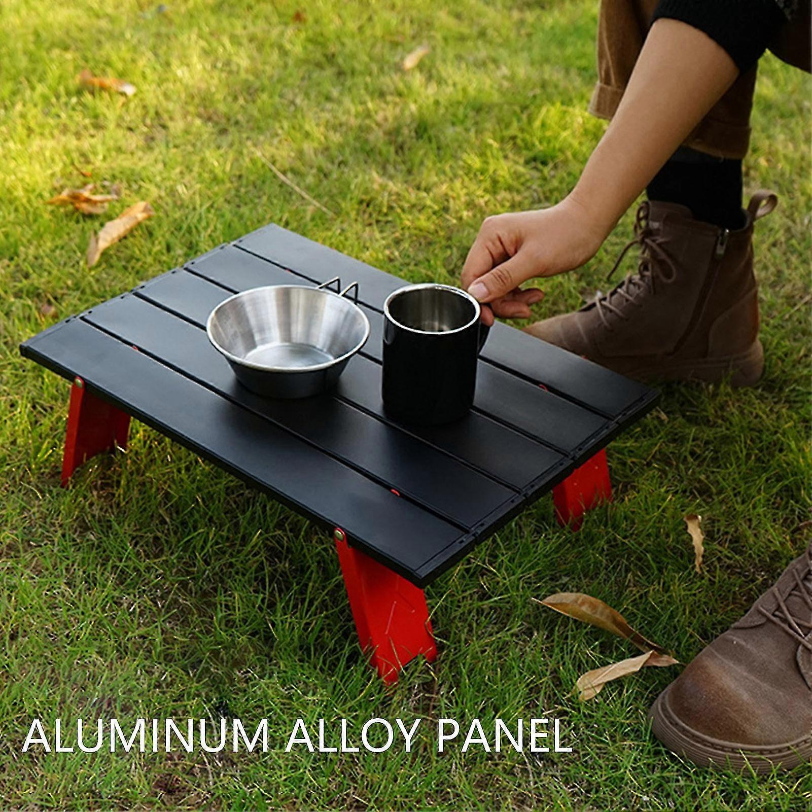 Portable Folding Camping Table Durable Aluminum Alloy Mini Beach Table ...