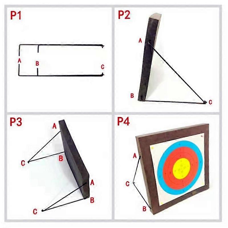 Portable Archery Target Bracket Training Targets Boards Frame Target ...