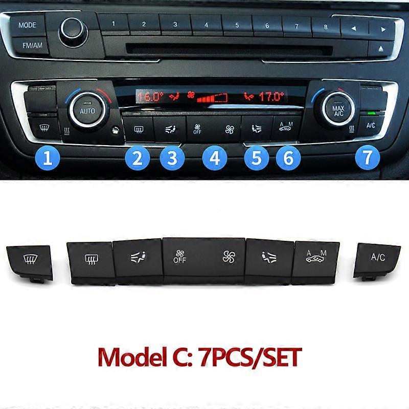 Car Interior Dashboard Air Conditioning Ventilation Adjust CD Player ...