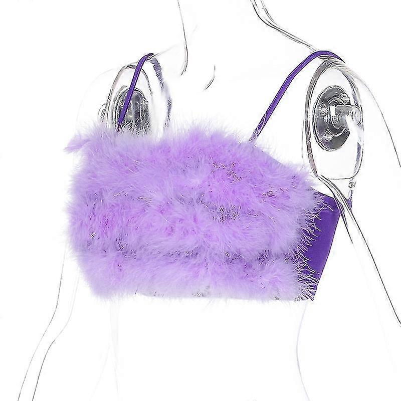 Plush Suspender Wrap Chest Suspender Vest Top Woman TW | Fruugo UK