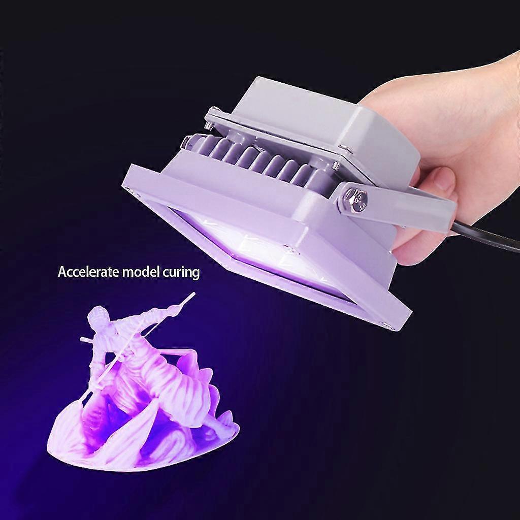 6w 405nm Uv Resin Uv Curing Floodlight/spotlight Led Resin Curing Lamp- Fast | Fruugo UK