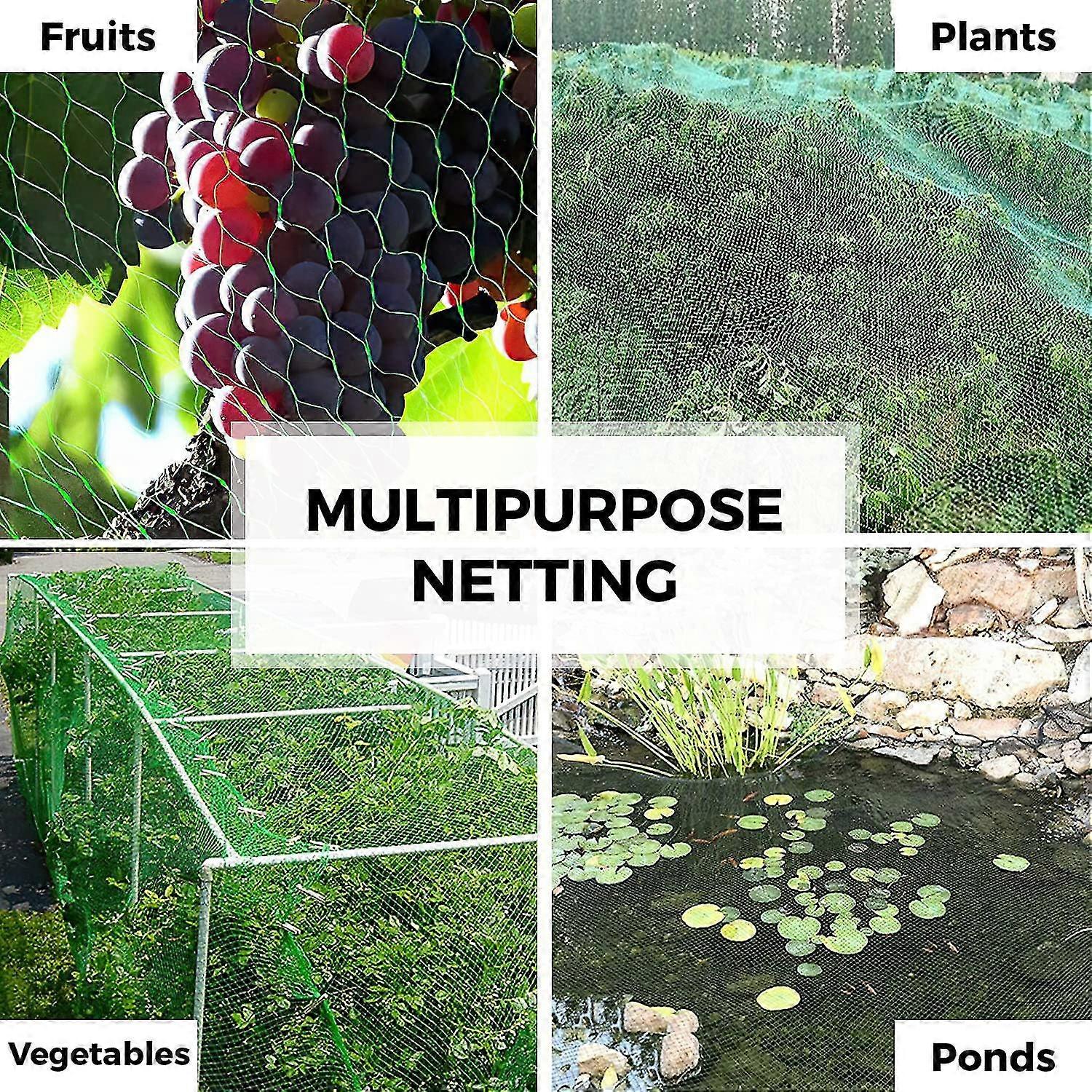 Garden Netting,pond Netting For Plants Fruits Vegetables Flowers Crops ...