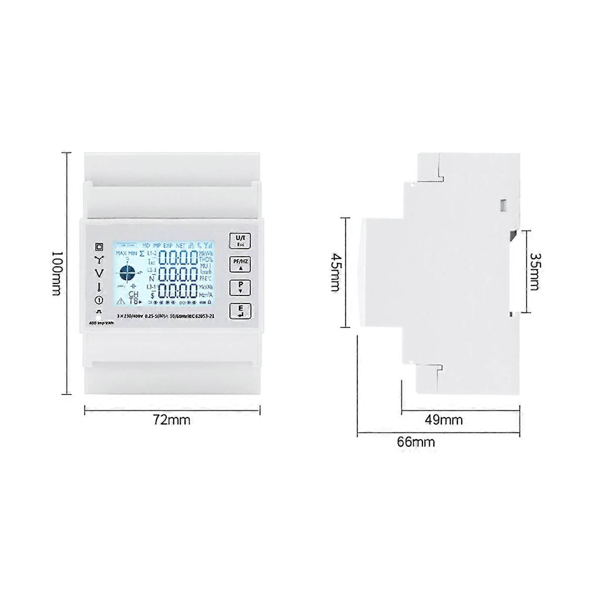 TAC4300 Digital Wattmeter Energy Electricity Electric Consumption Meter ...