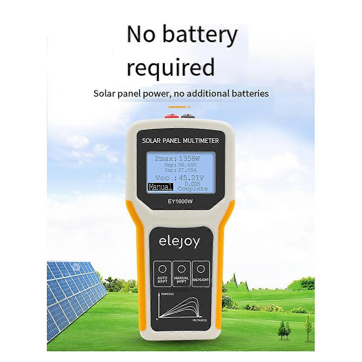 1600W Photovoltaic Panel Multimeter Solar Panel MPPT Tester Open ...
