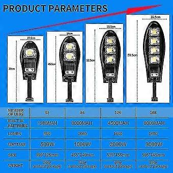 5000w Upgraded 8000mah Solar Street Light Outdoor Waterproof Led For ...