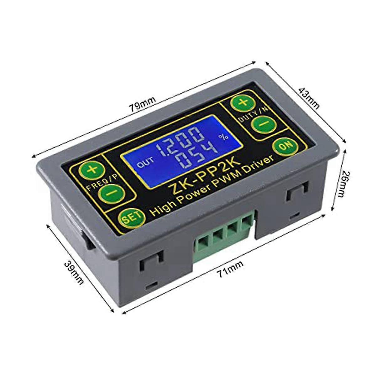 PWM Pulse Signal Generator ZK-PP2K, Period Delay Drive Module 3.3-30V ...