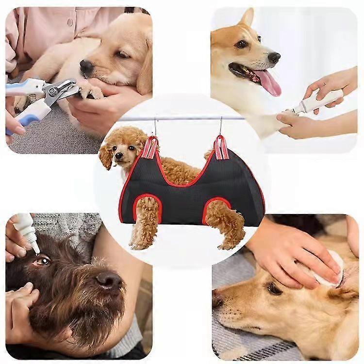 Pet Dog Grooming Hammocks Helper Restraint Bag Puppy Dog Cat Nail Clip ...