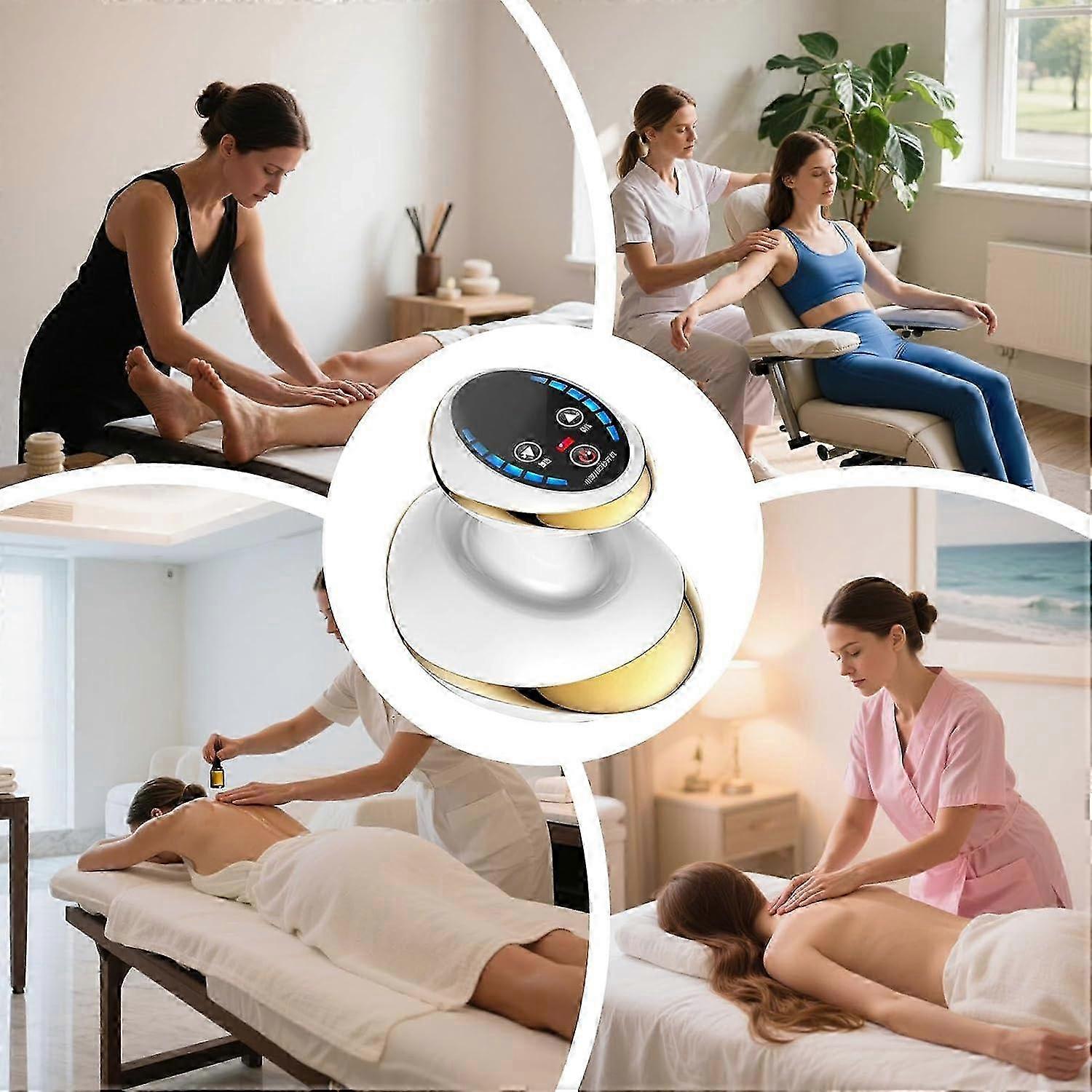 2025 Cupping massage device Fullbody muscle scraper tool, handheld ...