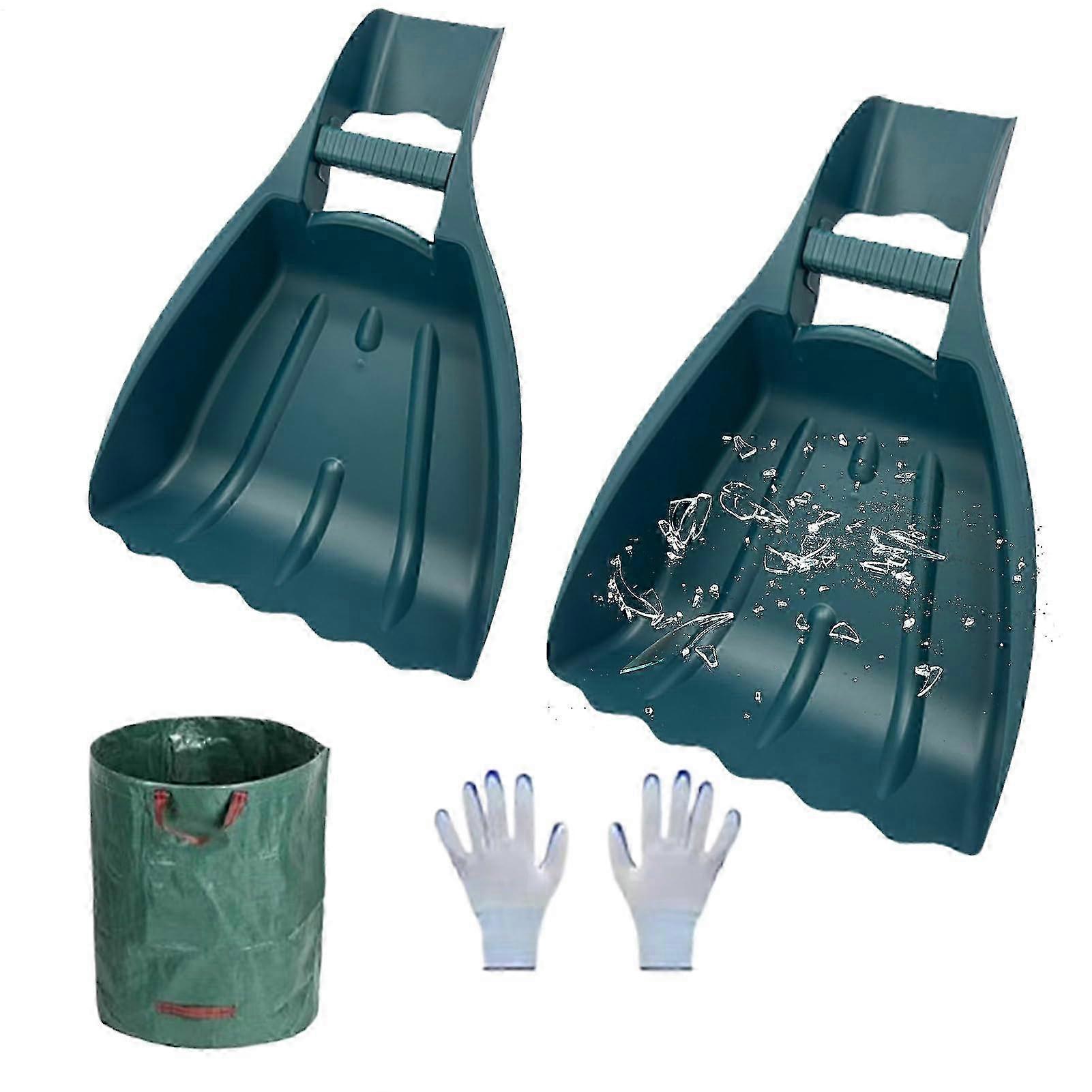 Leaf grabber hands Tool for picking up garden waste and trash Ergonomic ...