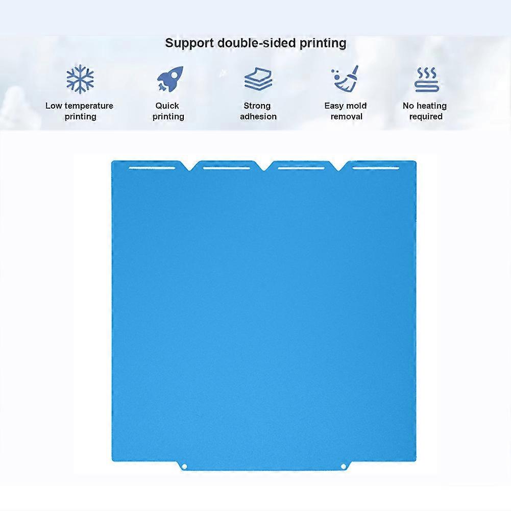 2PC for Snapmaker U1 Build Plate 276x293mm PLA PETG Cool Bed Glacier ...