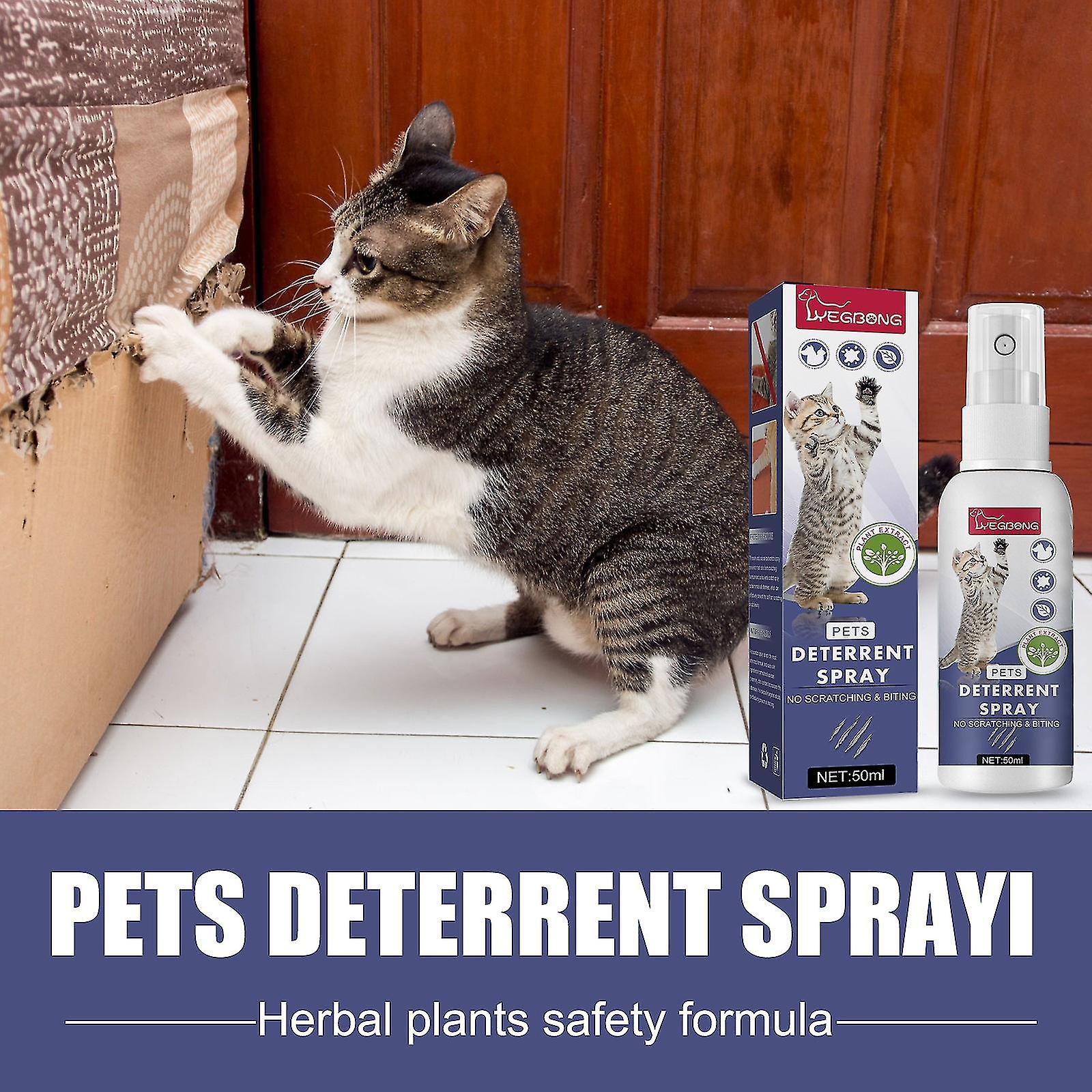 50ml Scratch No More Cat Deterrent Spray Training Anti Scratch ...