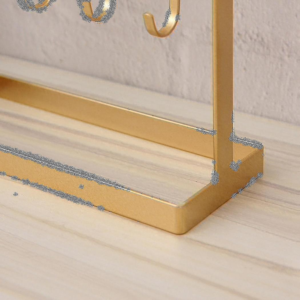 2x Tabletop Iron Jewelry Jewelry Earring Hanger Necklace Ring Earring ...