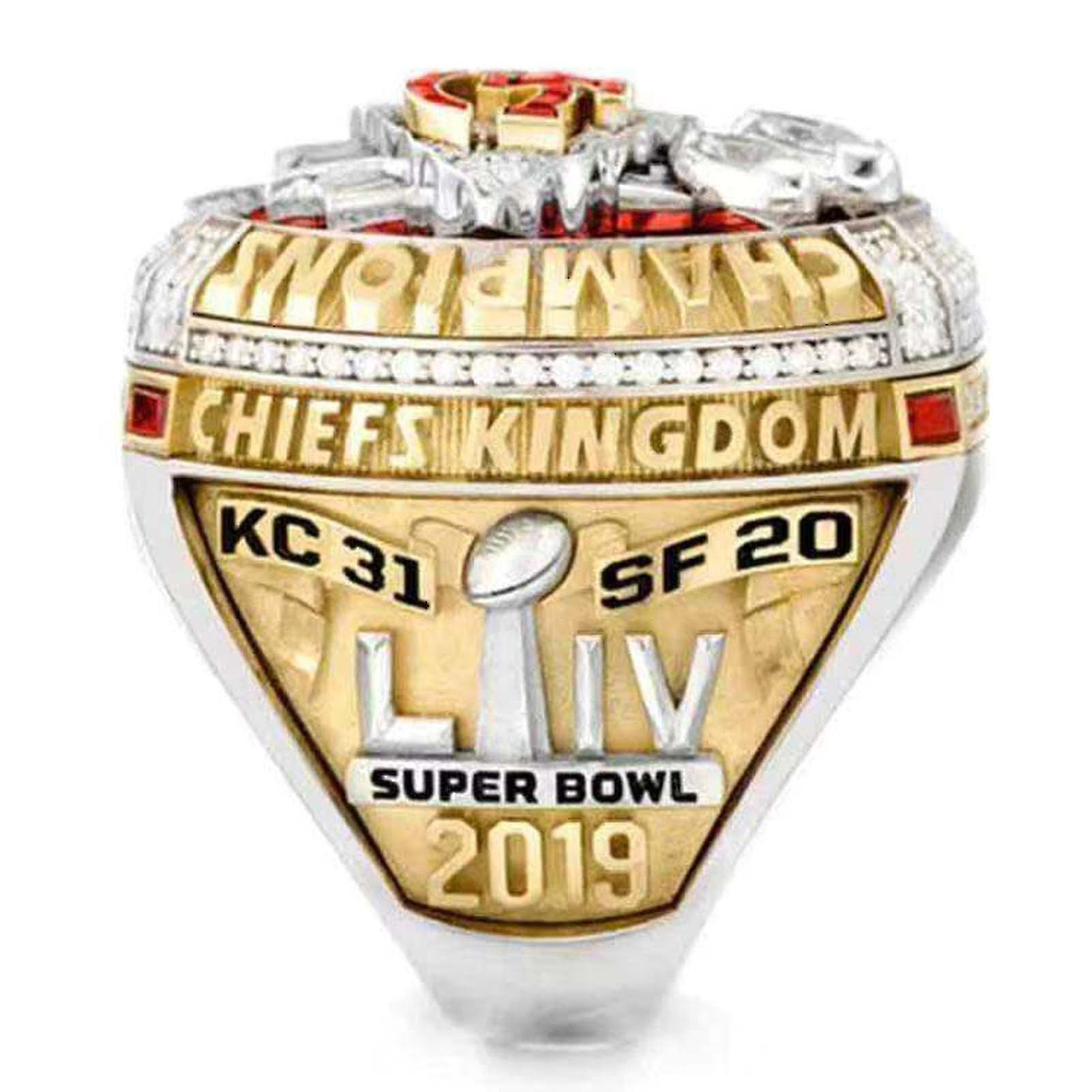 New 2023 Alloy Ring Men Kansas City Chiefs Ring Mahomes Patrick Super ...
