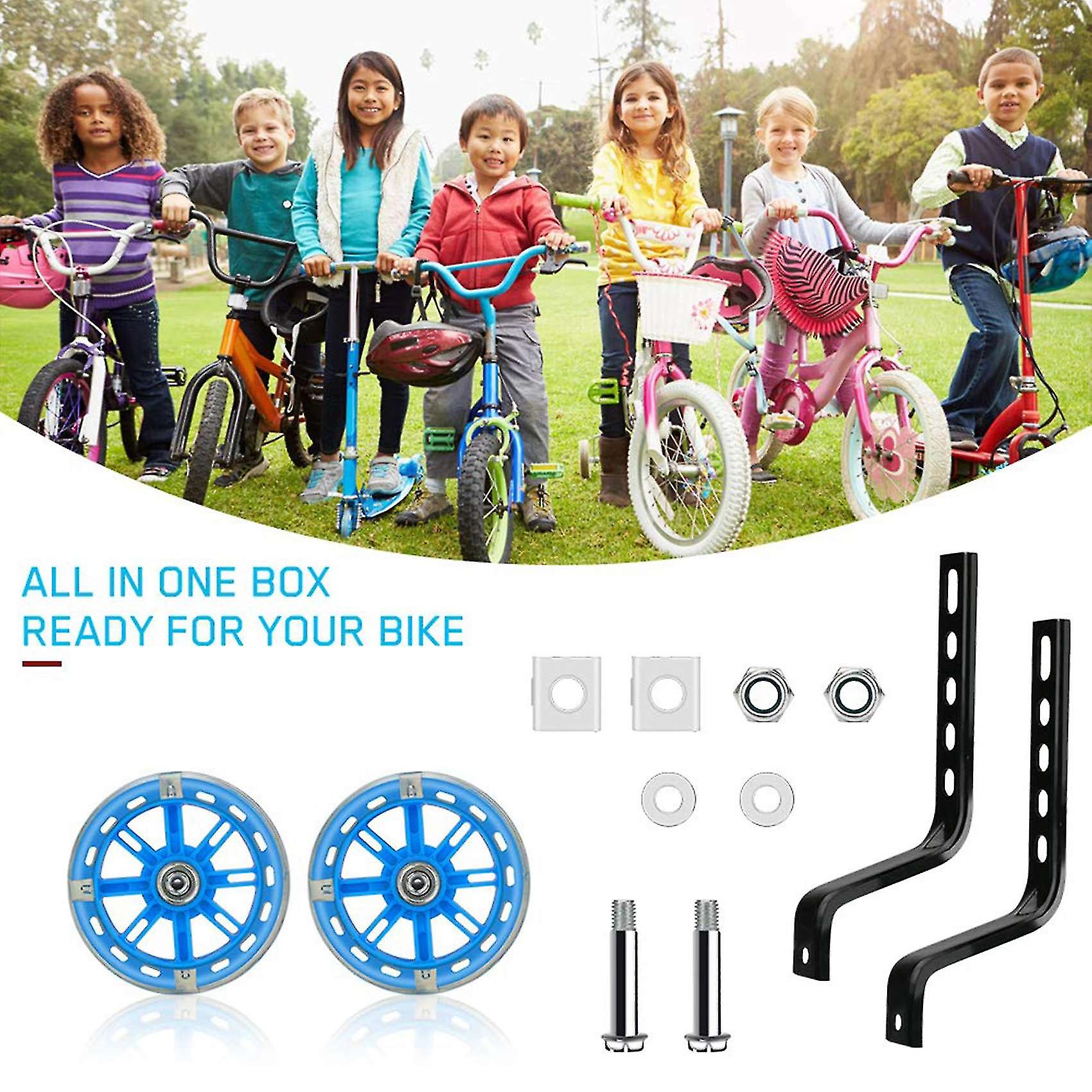 Kids Training Wheels for 20 Inch Bike Flash Bike Training Wheels ...