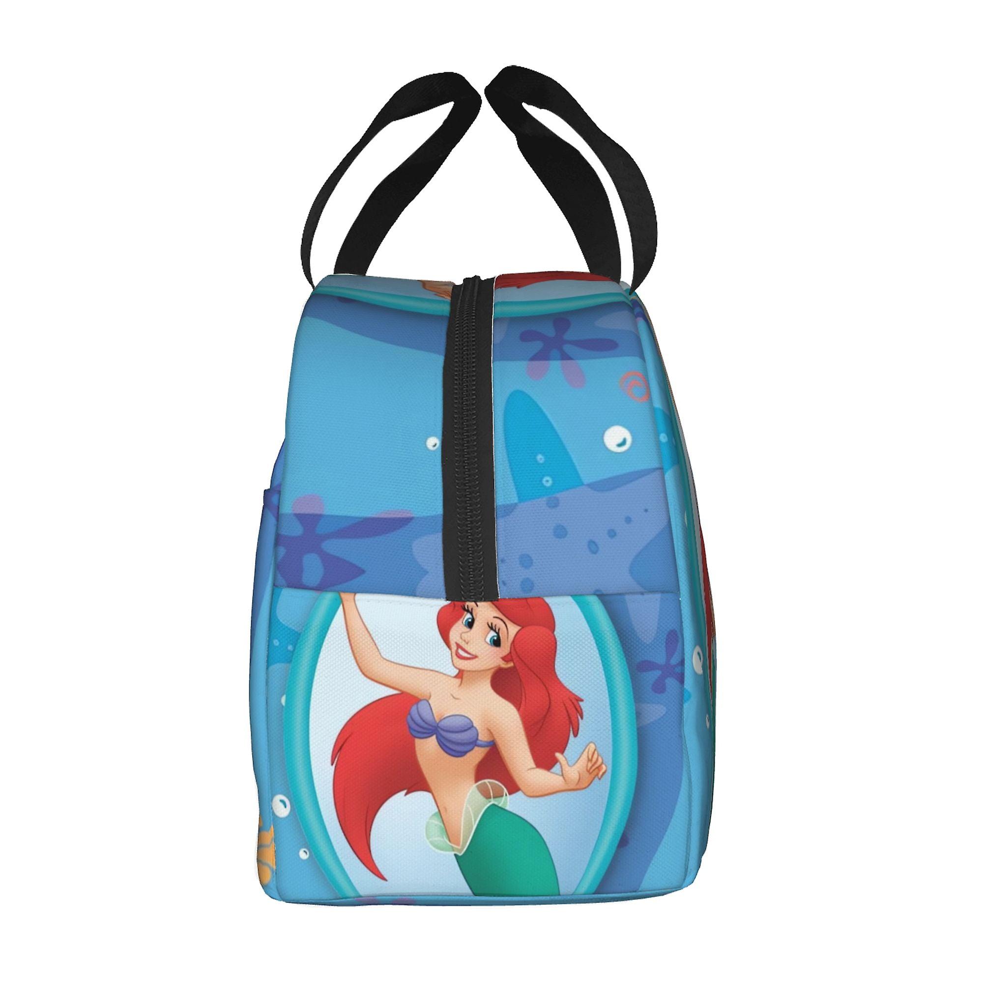 The Little Mermaid Lunch Box Lunch Bag Reusable Insulated Lunch Box ...