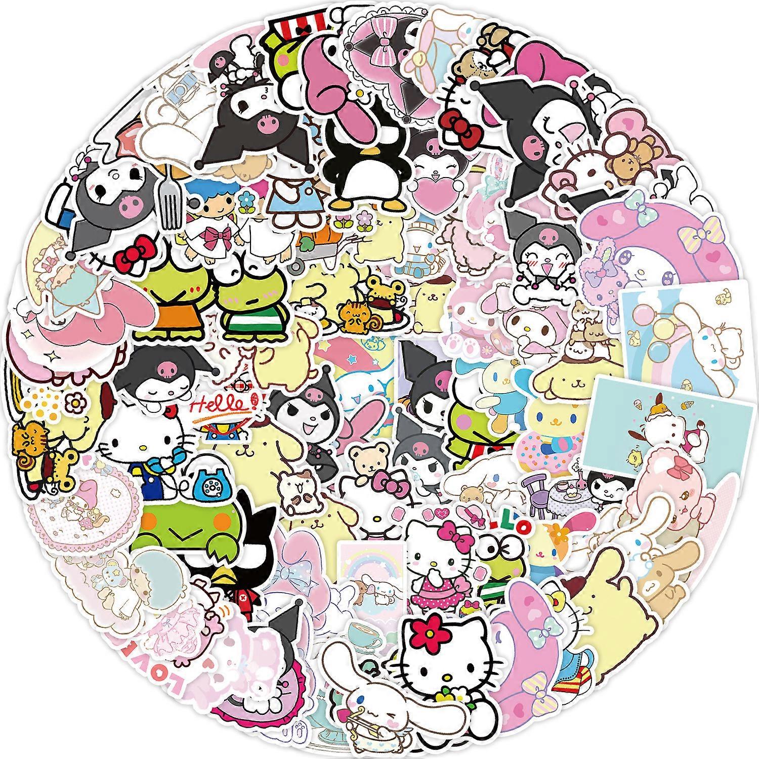 100Pcs Kawaii Stickers, Anime Stickers, Stickers Cute Stickers Pack ...