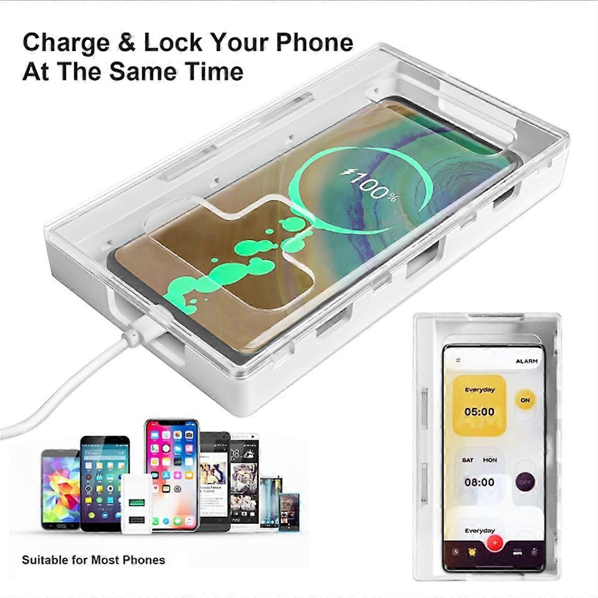 Universal Phone Safe Lock Box for All Phones Mobile Phone Lock Box Safe ...