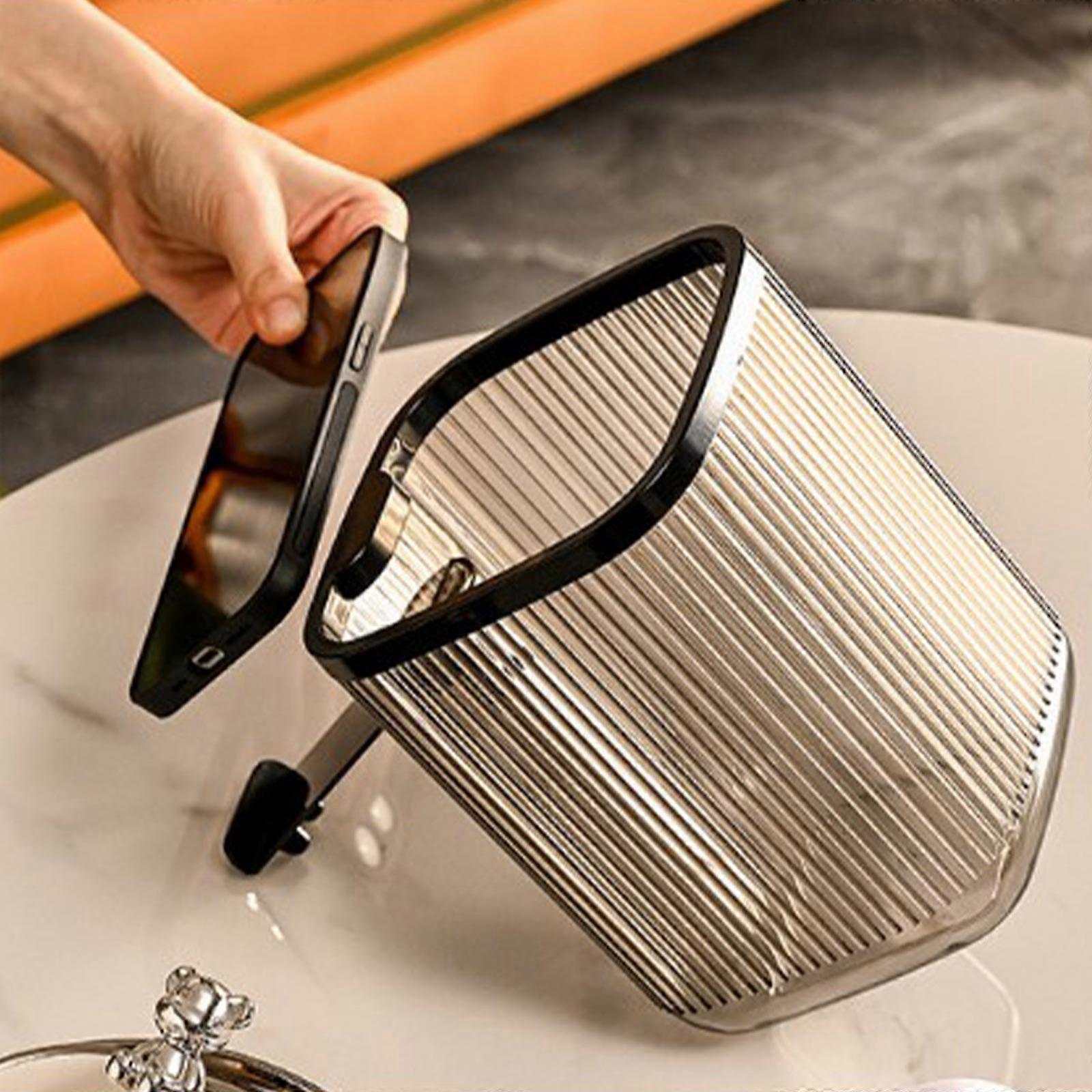 Table Trash Can Trash Can With Phone Holders Trash Can For Bathroom ...