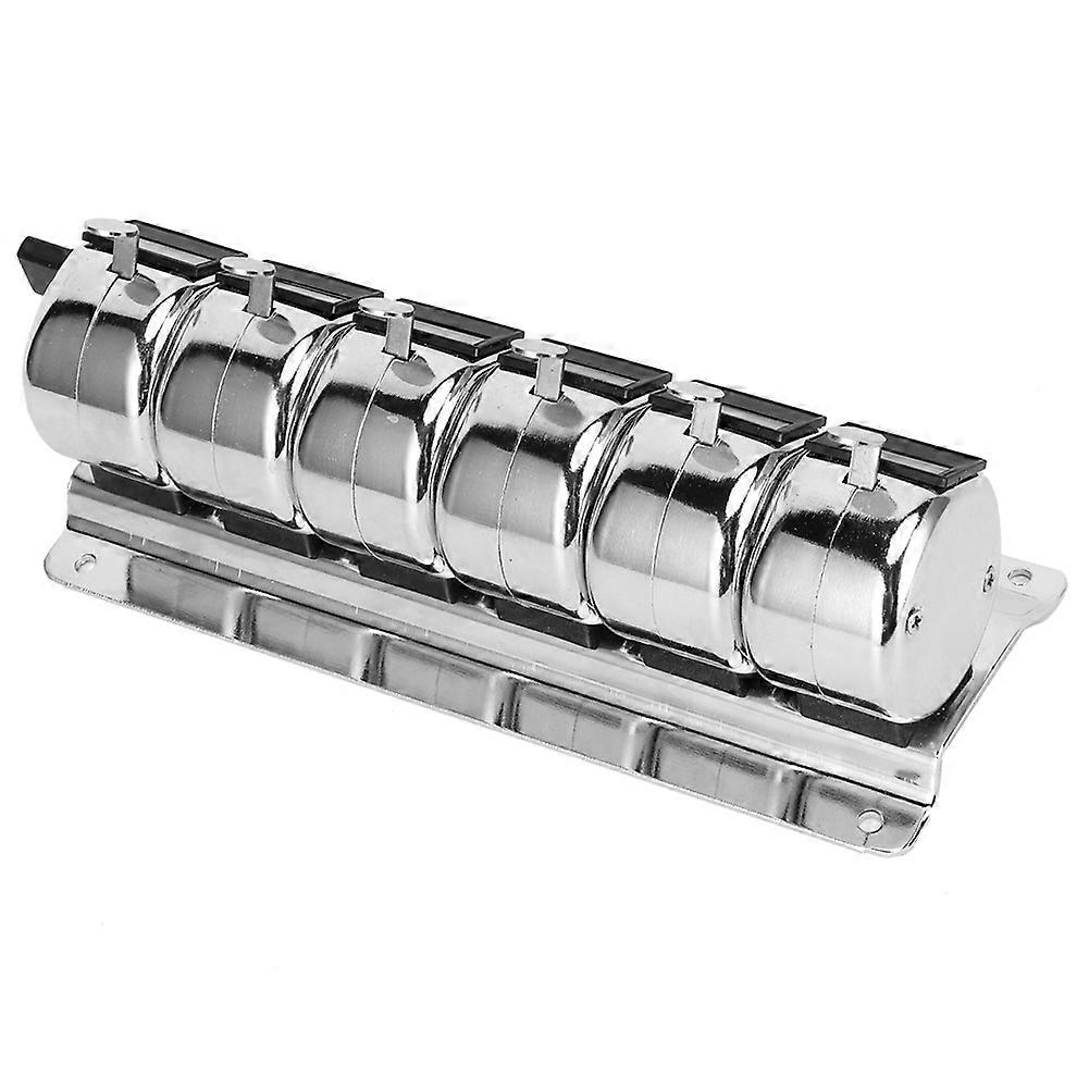 Mechanical Counter Metal Manual Clicker 4‑Digit Conjoined 6 Units ...